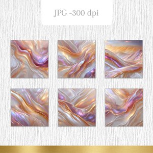 Iridescent Lilac Nacar Texture, Shiny Pastel Digital Paper Collection ...