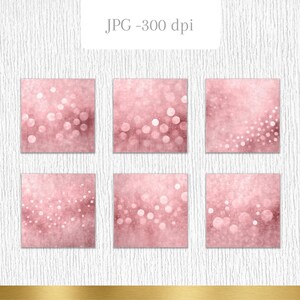 Soft Baby Pink Lights, Bokeh Effect, Digital Paper Collection. - Etsy