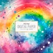 Rainbow Watercolor Digital Paper Collection - Etsy