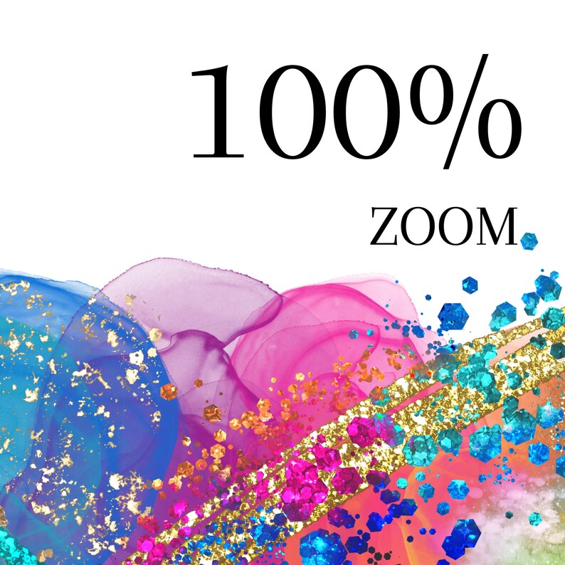 Vivid Rainbow Colors Border Collection. Colorful Alcohol Ink and Shiny ...