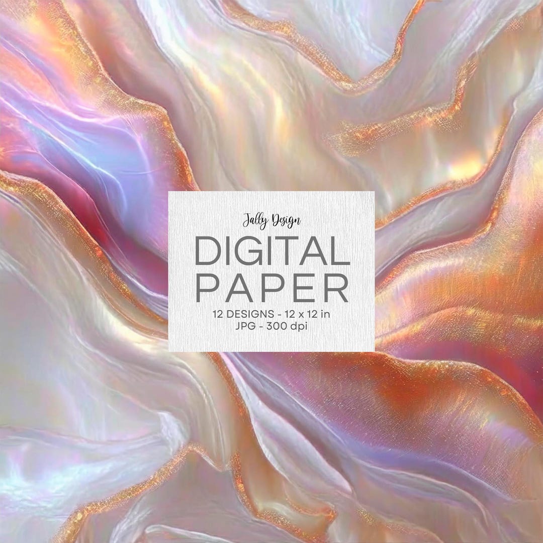 Iridescent Lilac Nacar Texture, Shiny Pastel Digital Paper Collection ...