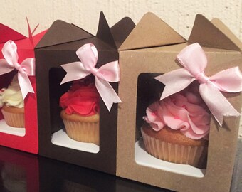 Cupcake Lunch Box Template SVG | Etsy Canada