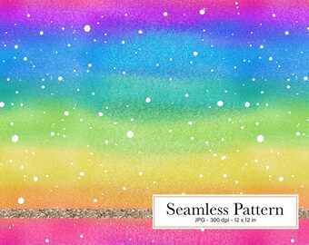 Rainbow Brite Seamless Pattern - Etsy