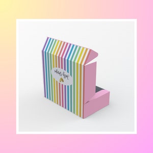 Flip Top Box Template All in One SVG, PDF, DXF Files. 16 X 10 X 4cm - Etsy