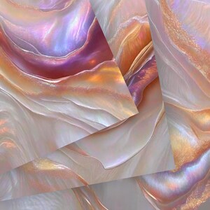 Iridescent Lilac Nacar Texture, Shiny Pastel Digital Paper Collection ...