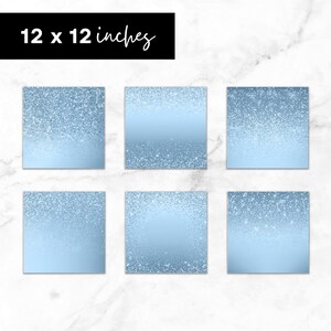 Light Blue Gradient Backgrounds With Sparkling Glitter Confetti ...