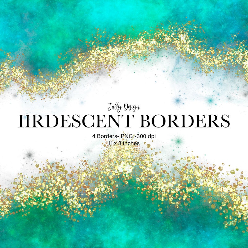 Turquoise Border - Etsy