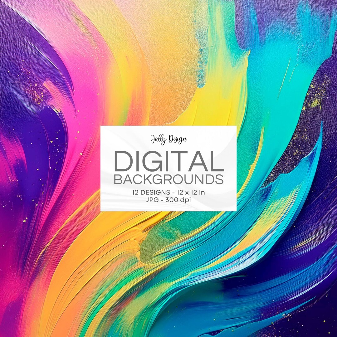 Rainbow, Creamy Paint Textures, Rainbow Backgrounds, Rainbow Digital ...