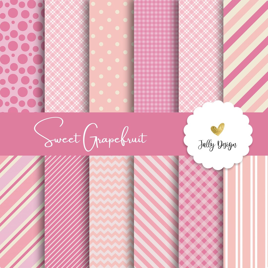 50 Cute Baby Pink Digital Paper Patterns - Etsy