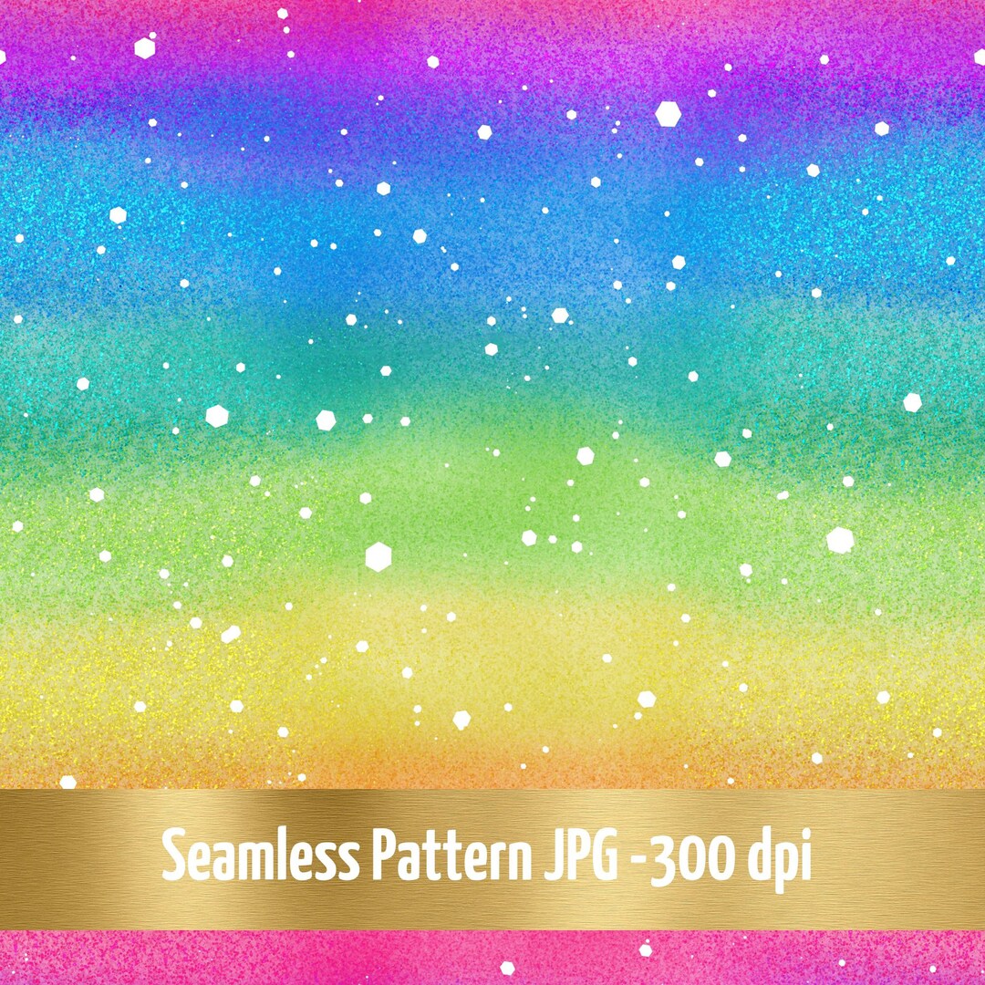 Rainbow Seamless Pattern - Etsy