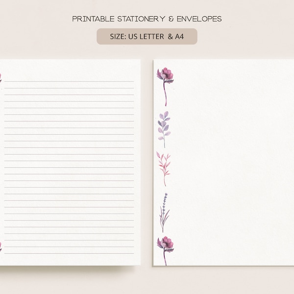 Pretty Writing Paper - Etsy