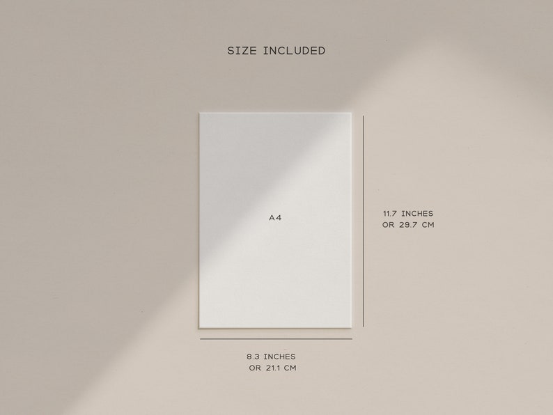 Basic Lined Letter Writing Paper Plain A4 Printable - Etsy