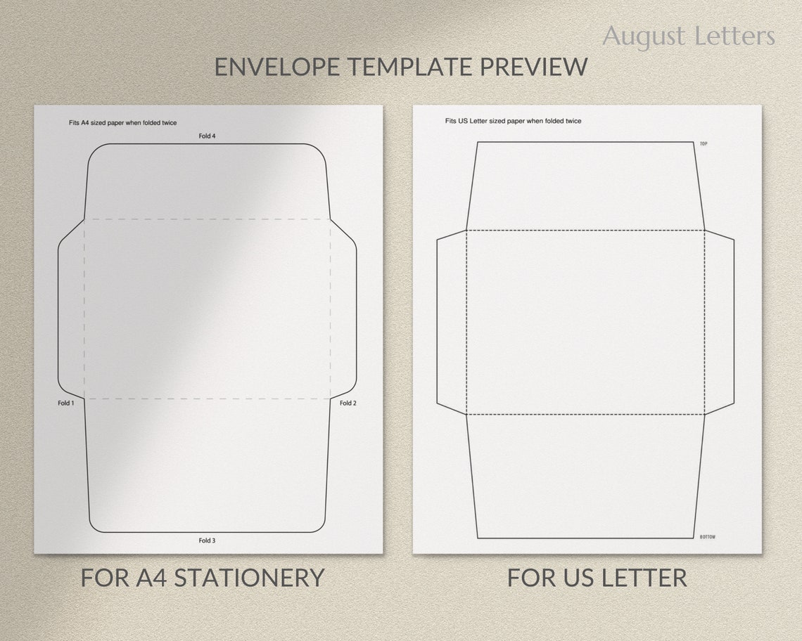 Printable Stationery Paper/ A4 8.5x11 / Lined Unlined / | Etsy