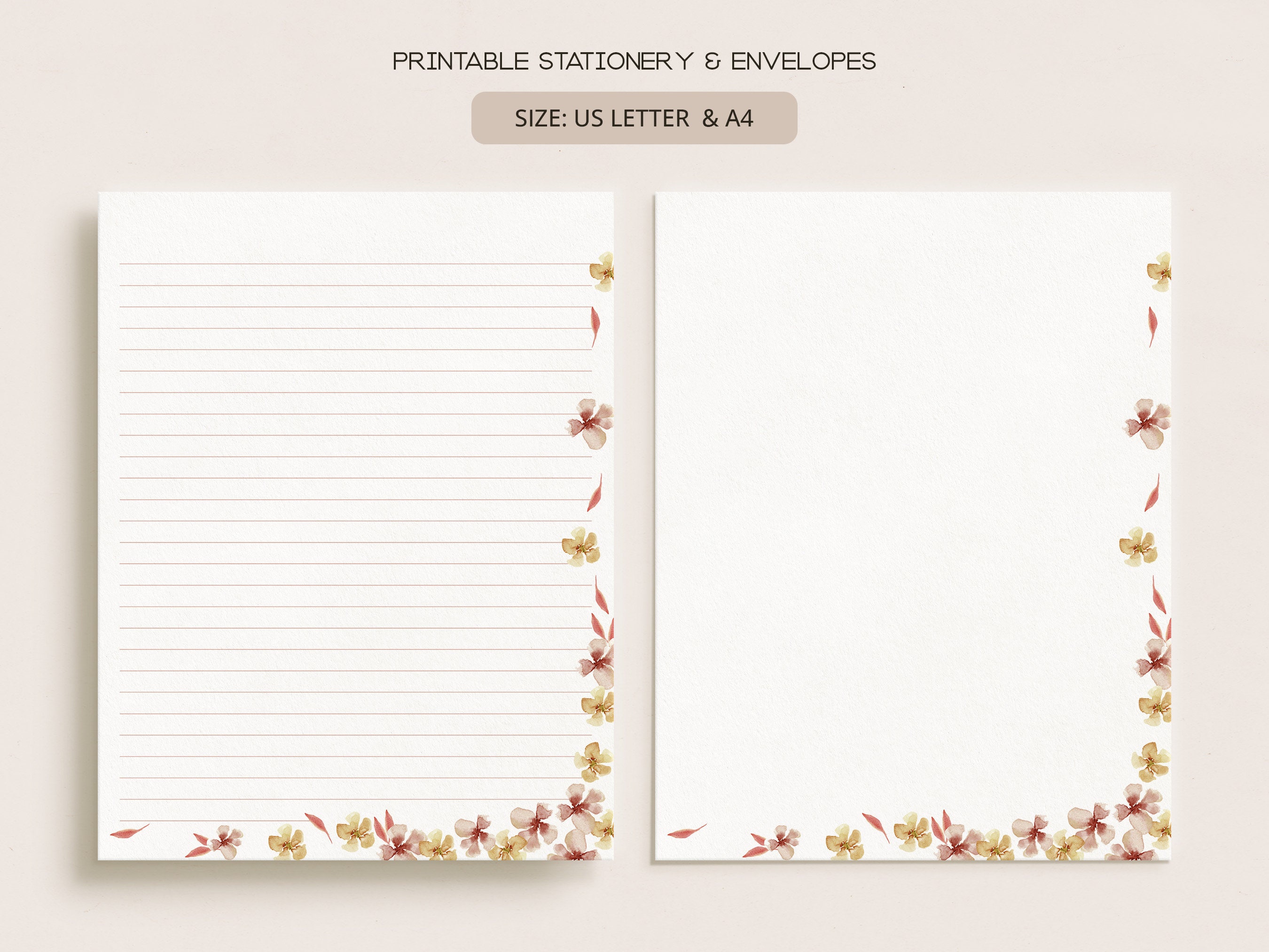 Printable Stationery Design