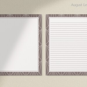 Printable Stationery Paper/ A4 8.5x11 / Lined Unlined / - Etsy