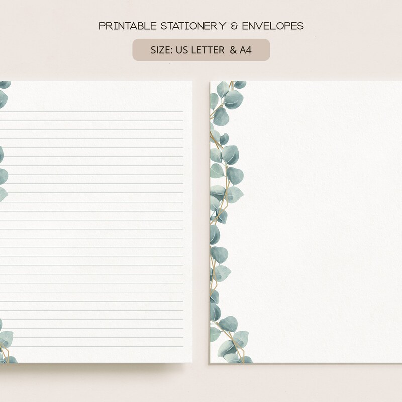 Printable Stationery - Etsy