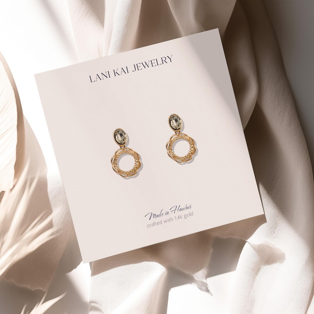 Lani Kai Customizable Jewelry Display Card, Personalized Necklace ...