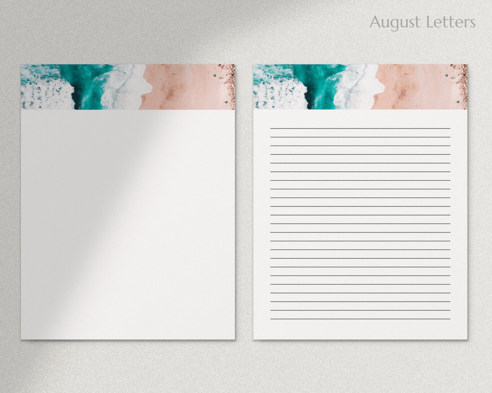 Printable Stationery Paper/ A4 8.5x11 / Lined Unlined / - Etsy