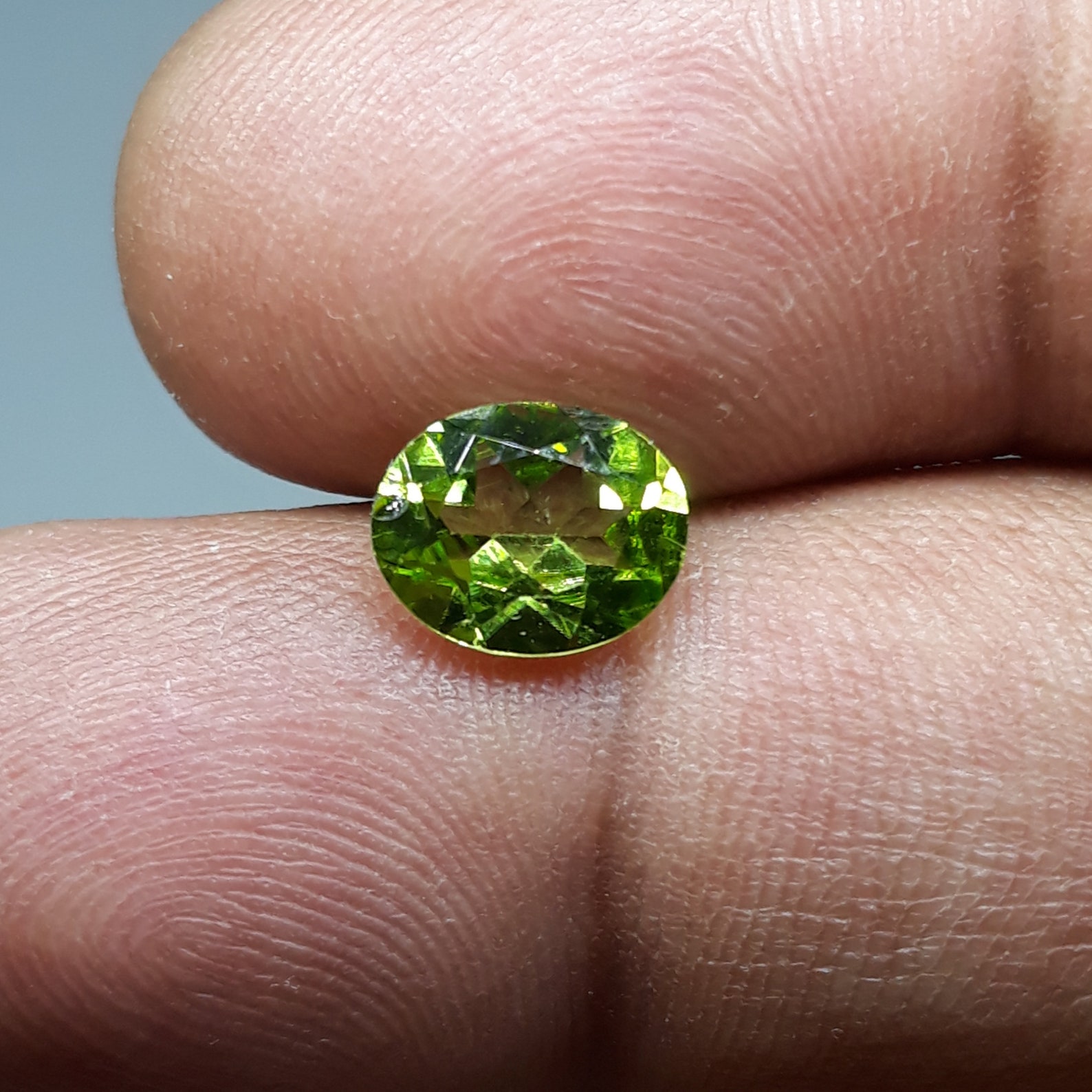 Peridot Faceted Gemstone Natural Peridot Gemstone Eye Clean | Etsy