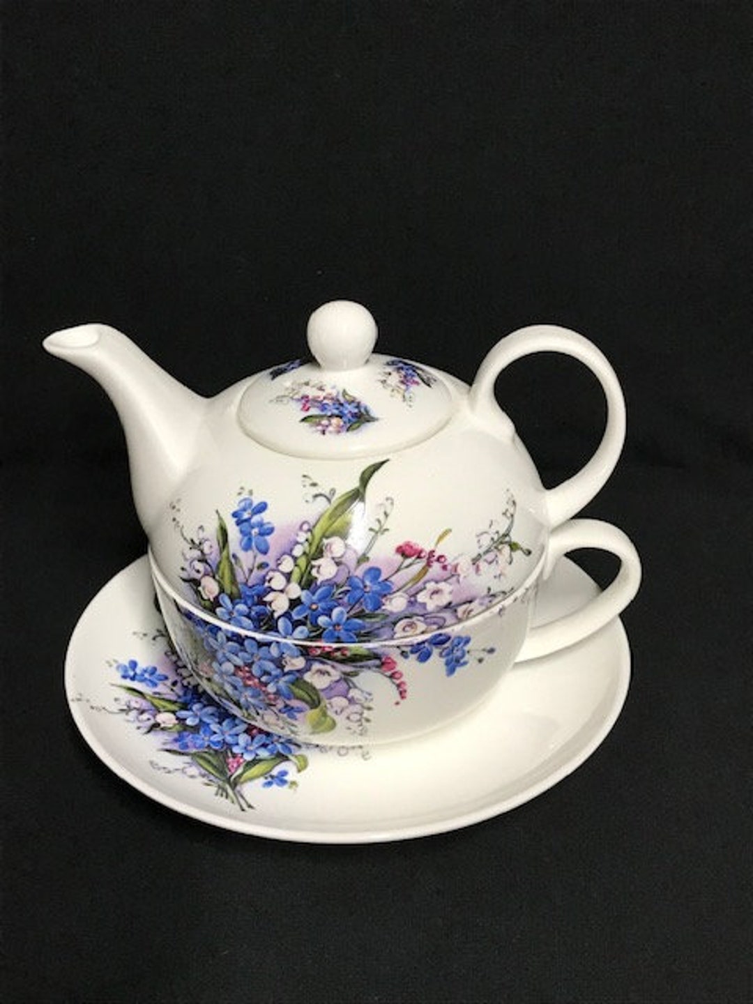 Forget Me Not Tea for One - Etsy