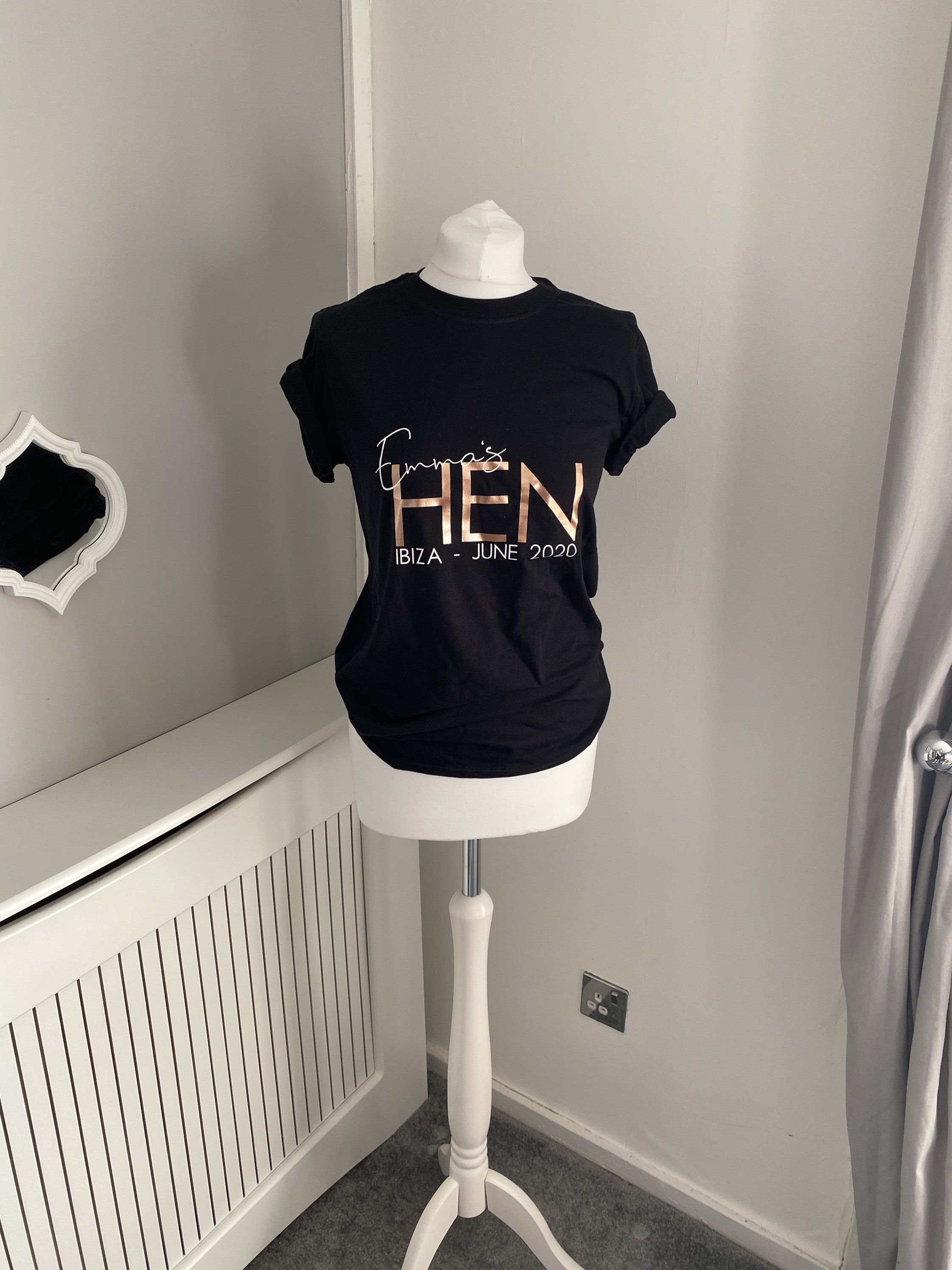 Personalised Hen Party Tshirt Tee The Bride Collection Hen Etsy Ireland