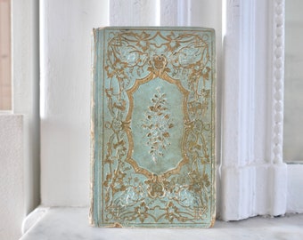 French Cartonnage Decorative Gilt Book 19th Century - Etsy