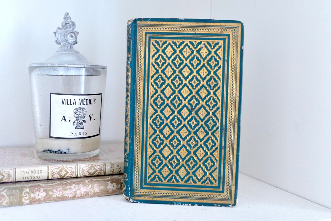 French Cartonnage - Decorative Gilt Book - 19th Century - Antique Book ...