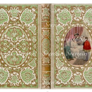 Antique French Book Covers - Vintage Junk Journal - Digital Download ...