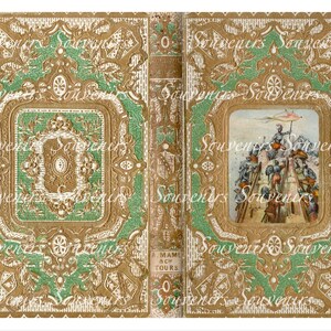 Antique French Book Covers - Vintage Junk Journal - Digital Download ...