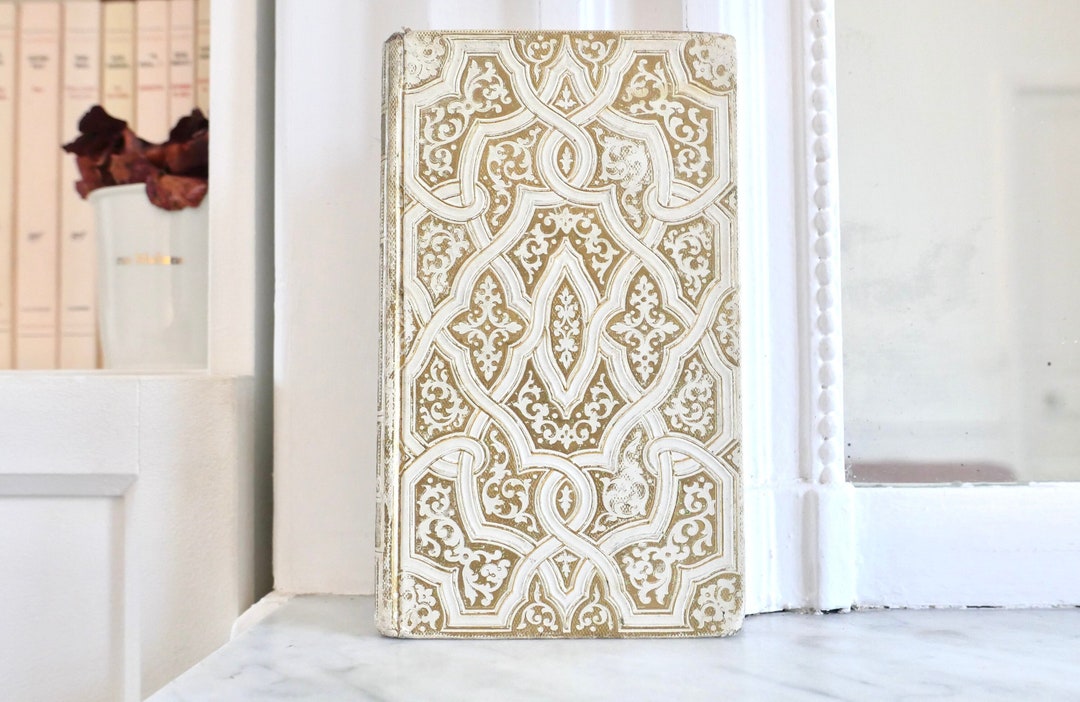 French Cartonnage Decorative Gilt Book 19th Century - Etsy Australia