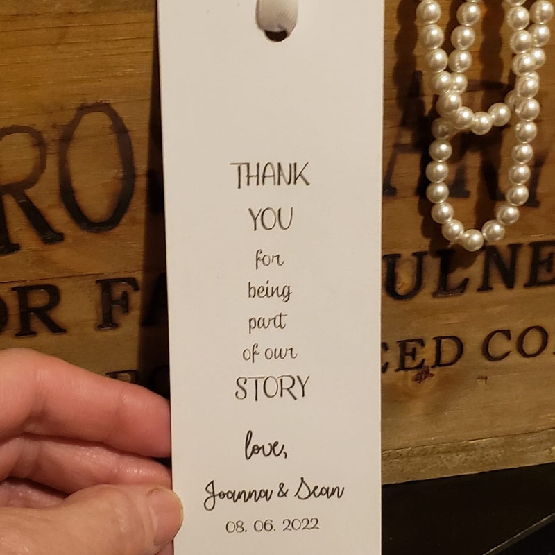 Thank You Bookmark - Etsy
