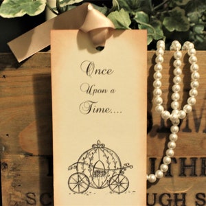 Fairytale Favors Once Upon a Time Bookmarks Carriage Bookmarks - Etsy