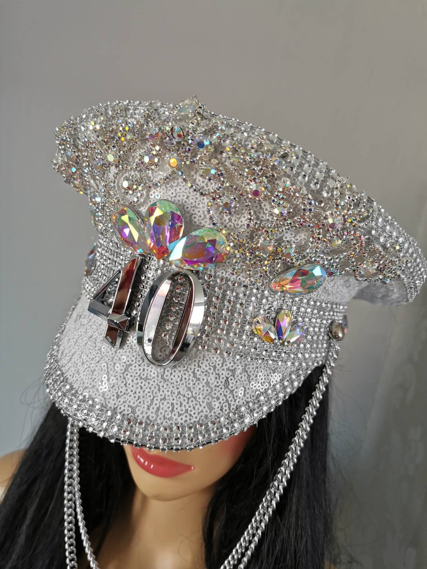 Birthday party hat personalised festival hat style. Your Age | Etsy