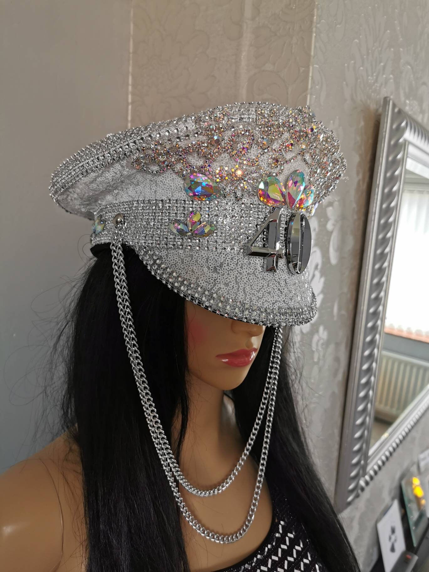 Birthday party hat personalised festival hat style. Your Age | Etsy