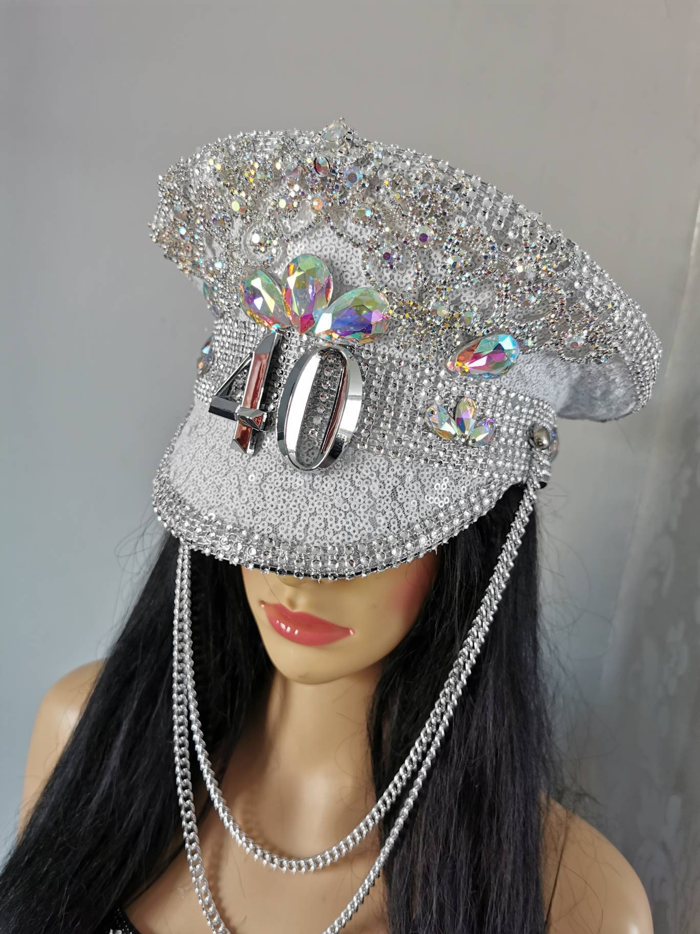 Birthday party hat personalised festival hat style. Your Age | Etsy