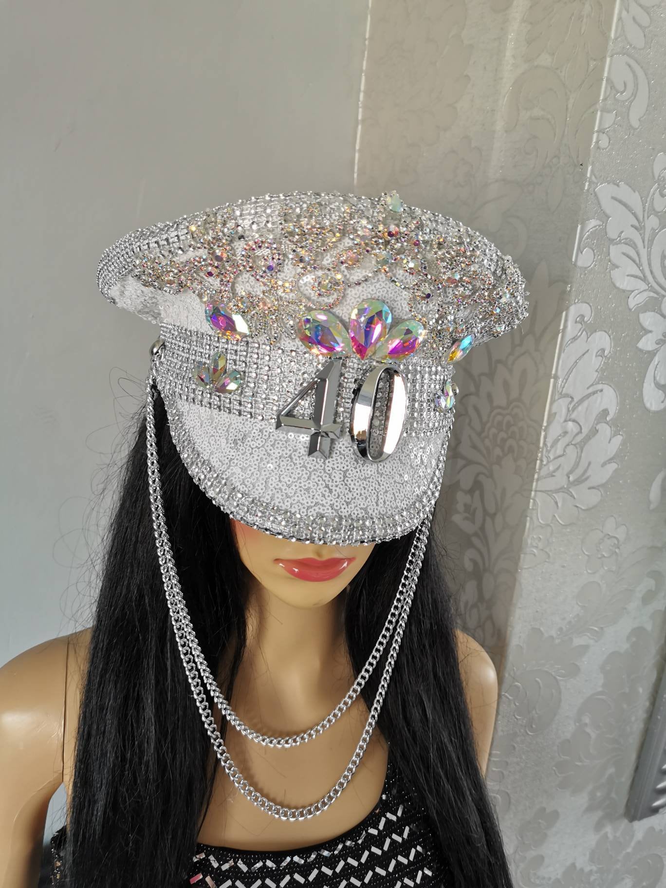 Birthday party hat personalised festival hat style. Your Age | Etsy