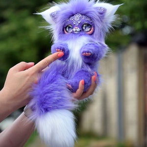 Art Doll Galaxy Kittens Fantasy Cat Animal Art OOAK - Etsy