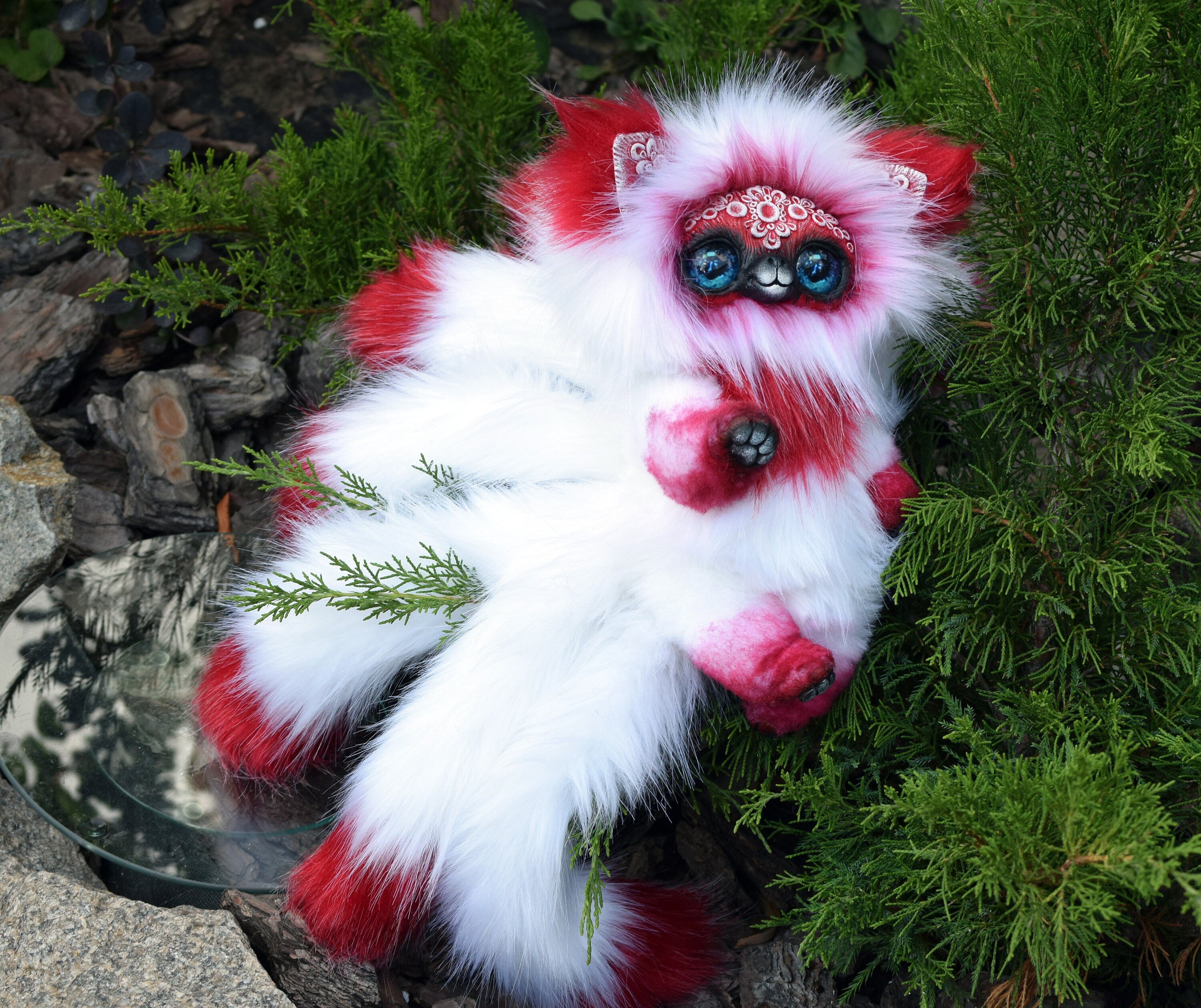 Kitsune Mythology Fire Fox Werewolf Girl 9 Tails Fox Made in - Etsy ...