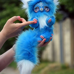 Art Doll Galaxy Kittens Fantasy Cat Animal Art OOAK - Etsy