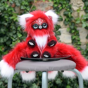 Mythology Kitsune Fire Fox Shapeshifter Girl 9-tailed Red Fox - Etsy