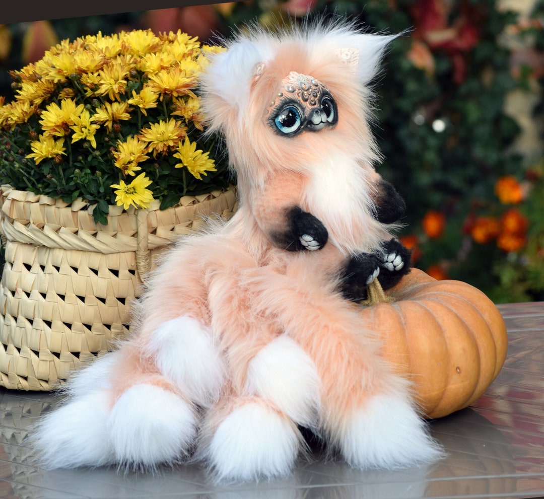 Pastel Kitsune Mythology Fire Fox Werewolf Girl 9-tailed Fox - Etsy