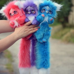 Furry Magic Cat Animal Doll, OOAK, Cute Kitten - Etsy
