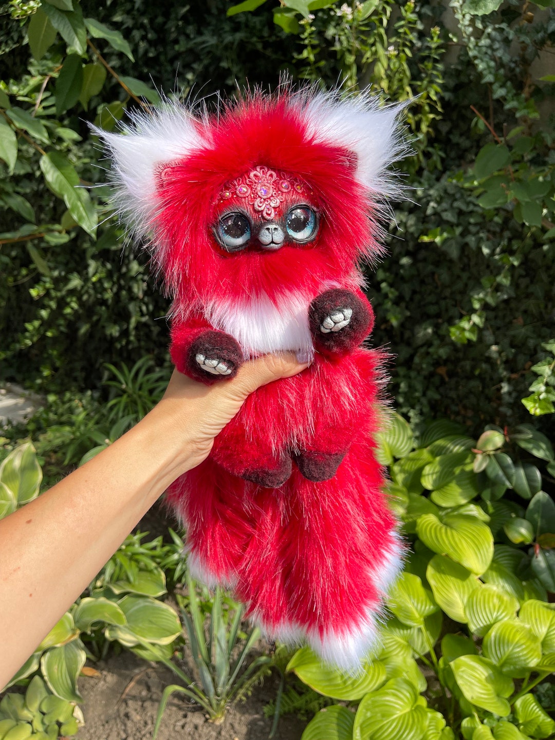 Mythology Kitsune Fire Fox Shapeshifter Girl 9-tailed Fox - Etsy