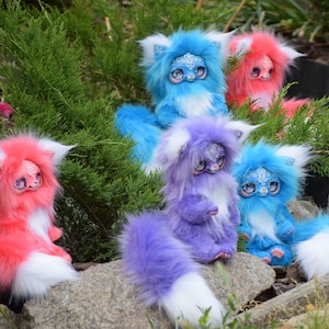 Art Doll Galaxy Kittens Fantasy Cat Animal Art OOAK - Etsy