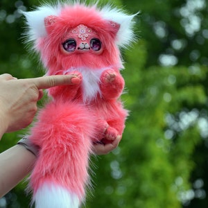 Art Doll Galaxy Kittens Fantasy Cat Animal Art OOAK - Etsy