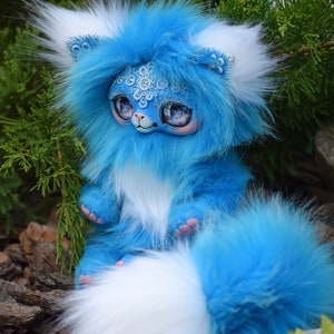 Art Doll Galaxy Kittens Fantasy Cat Animal Art OOAK - Etsy