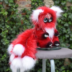 Mythology Kitsune Fire Fox Shapeshifter Girl 9-tailed Red Fox - Etsy