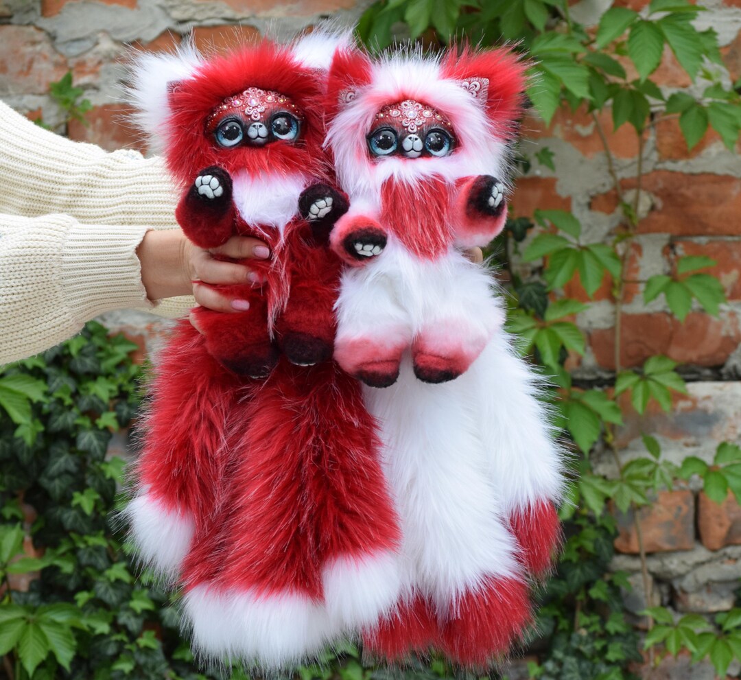 Mythology Kitsune Fire Fox Shapeshifter Girl 9-tailed Red Fox - Etsy