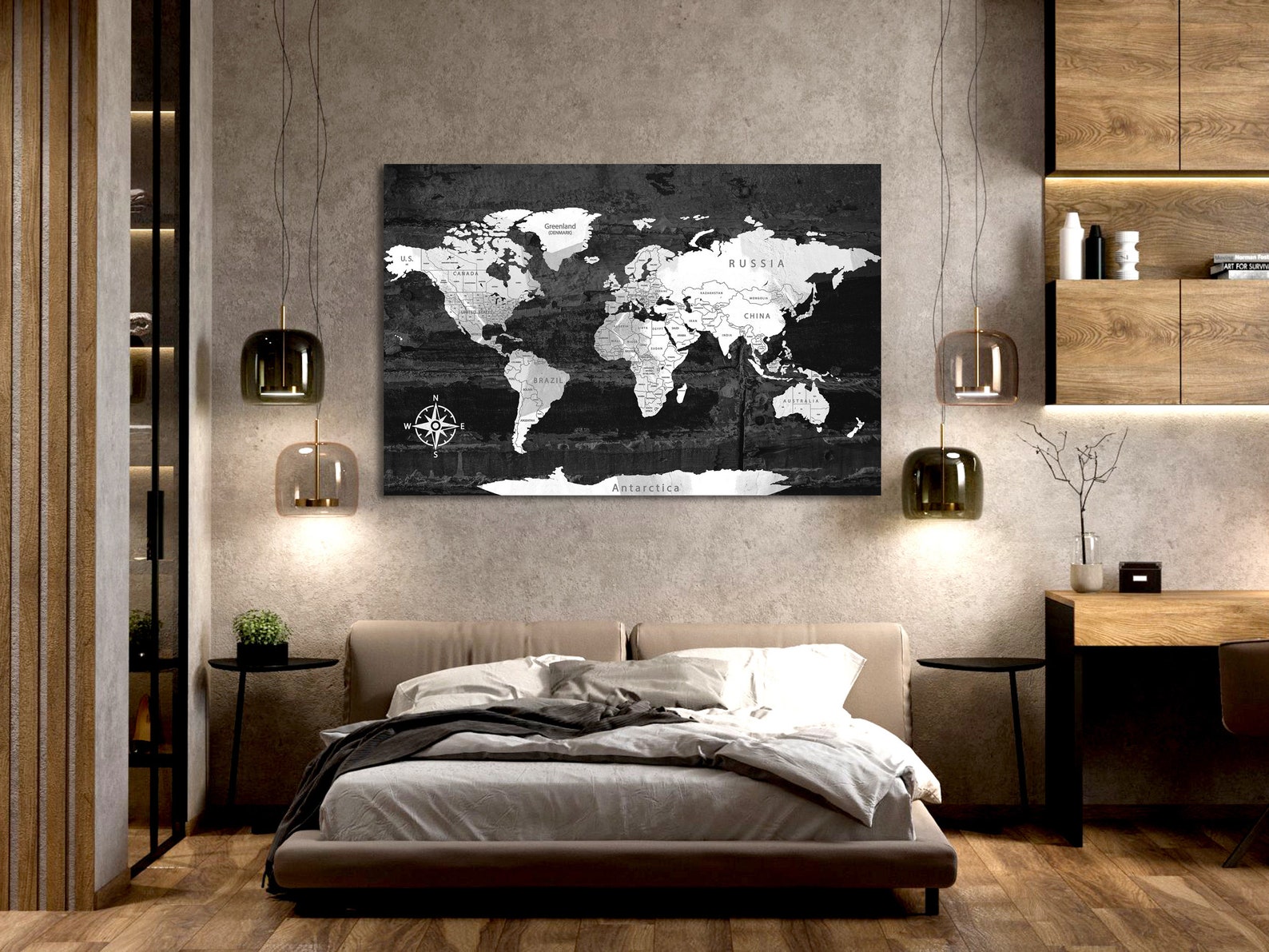 World Maps World Maps Canvas World Maps Wall Art World Maps - Etsy
