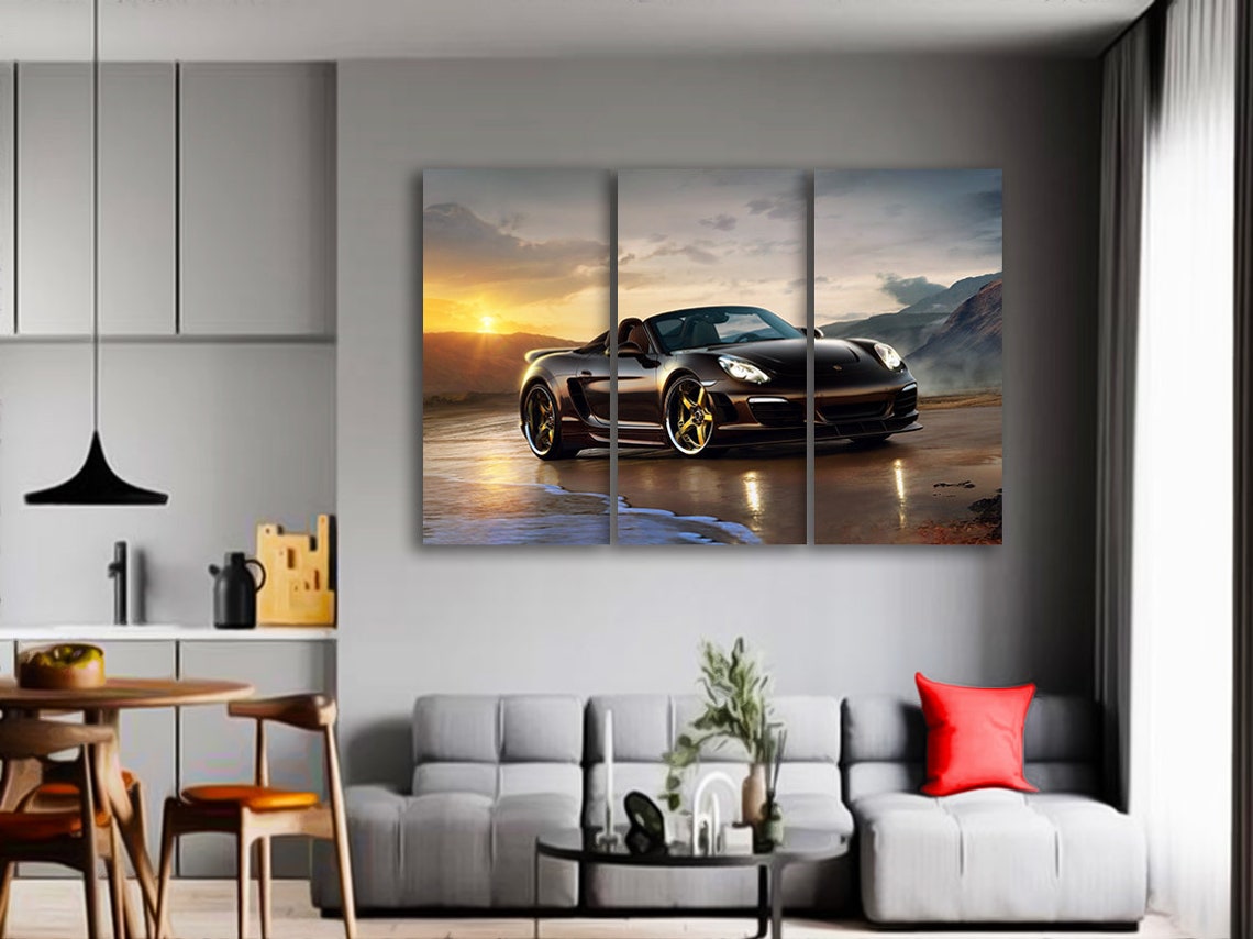 Porsche Home Decore Porsche Canvas Porsche Wall Art Porsche - Etsy